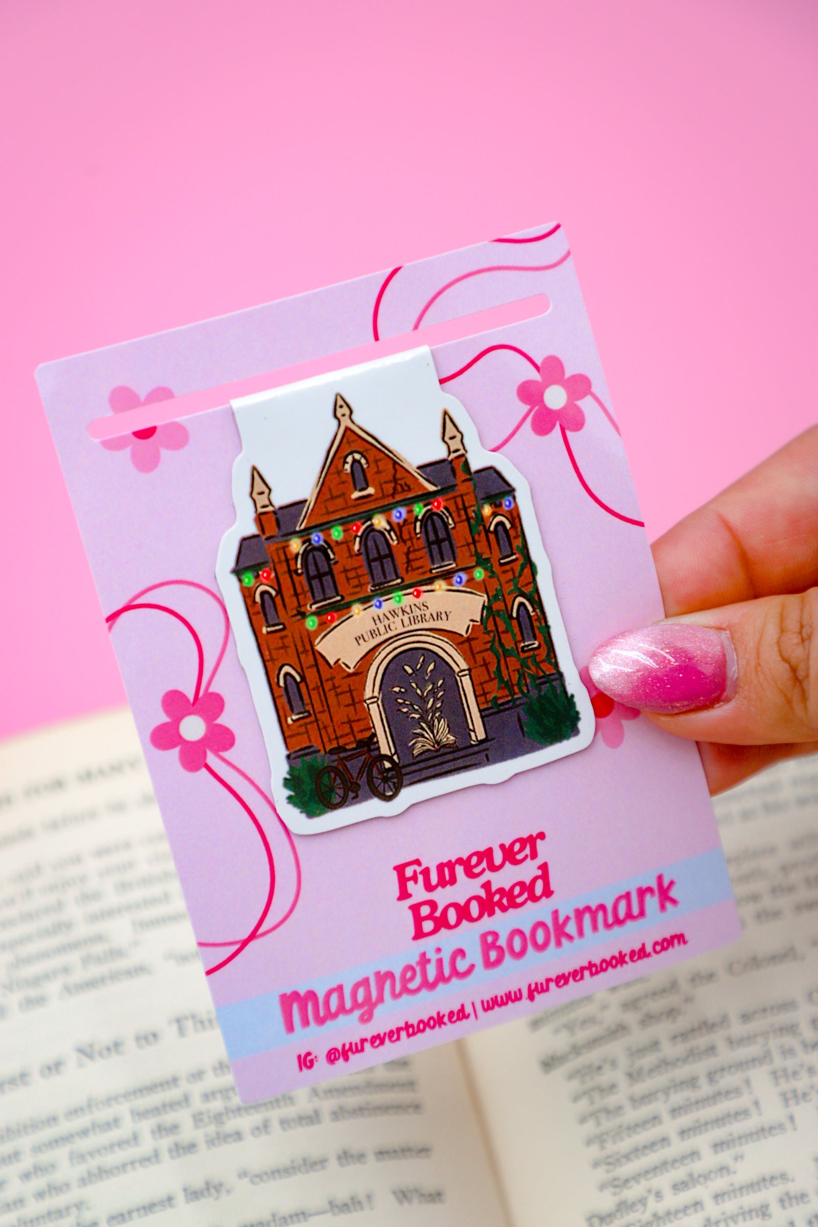 Hawkins Public Library Magnetic Bookmark – fureverbooked